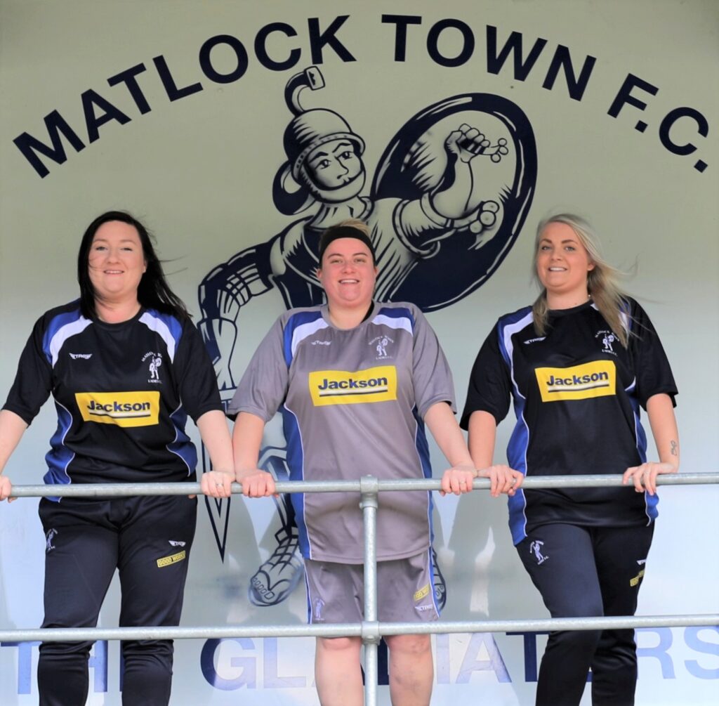 Jackson teams up with Matlock Town FC Ladies – Jackson Civil Engineering